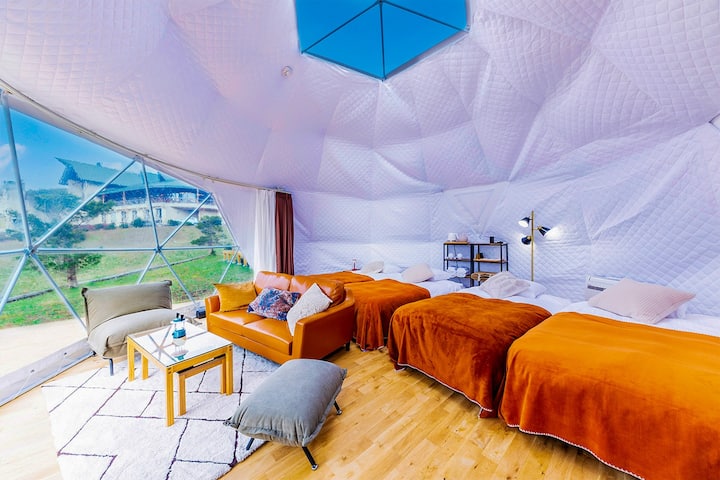 Glamping/orange Dome Tent/natural Hot Spring /4ppl - 浜田市