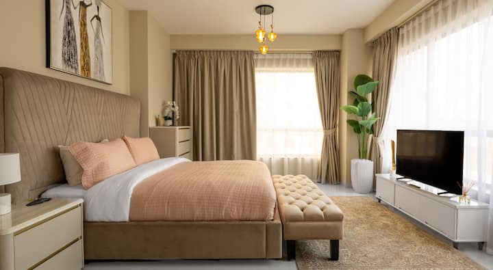 Cozy Studio With Pool View, 2 Min From Beach - Dubaï