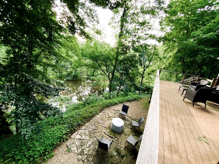 Luxury Log Cabin Escape Close To St Joe Soha Beach - Lake Michigan Beach, MI
