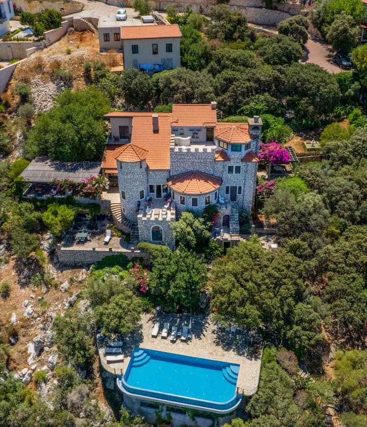 Kaş Castle Villa - Private Beach,private Pool - Kaş