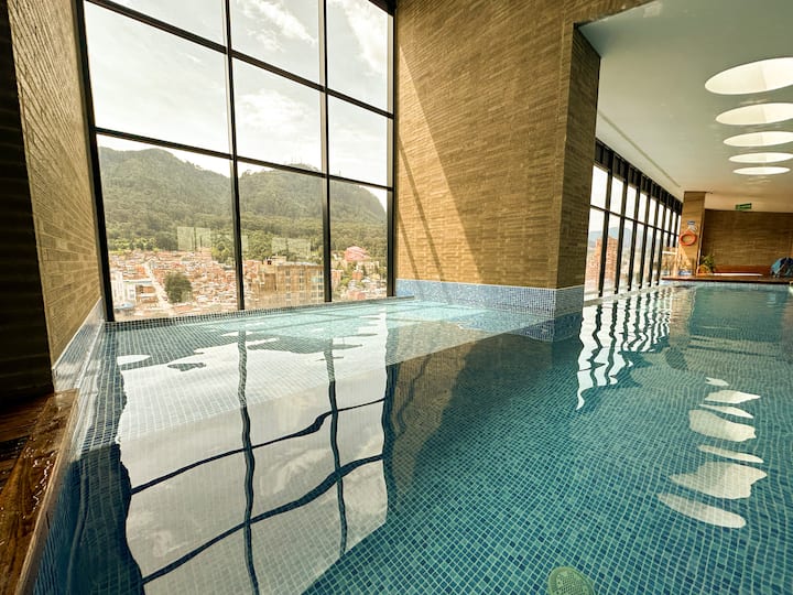 Apt With 2 Bedrooms, Pool, Sauna, Jacuzzi And Gym! - Bogotá