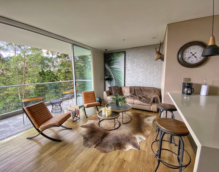 [C] Poblado Heights|luxe|city&green View|ac|spa - Medellín, Colombia