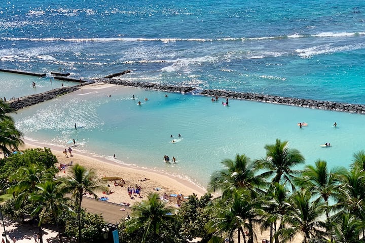 New Listing! Waikiki Ocean View Free Valet Parking - Kailua, HI