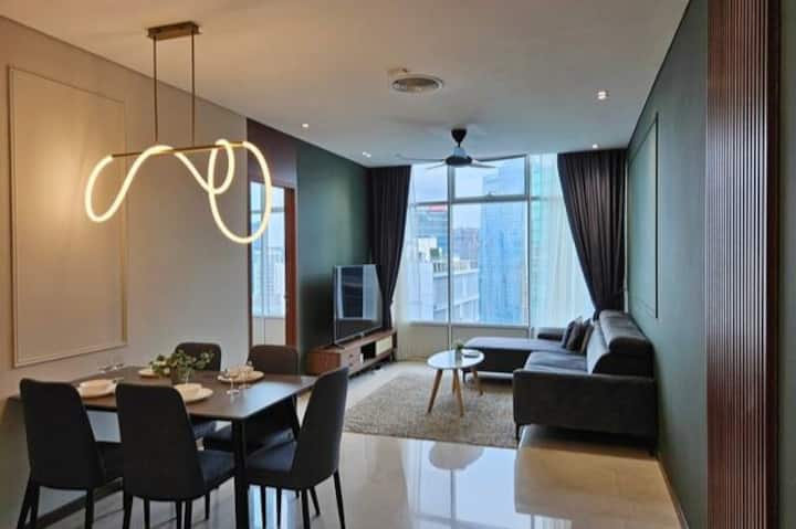 Sky Suites, Twin Towers View From 3 Rooms, 65" Tv. - 吉隆坡
