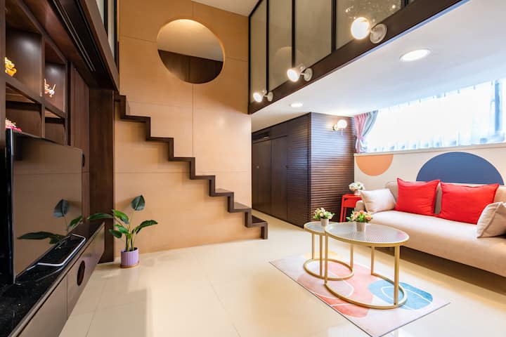 Ec 1br Apt W/ Lift Near Ximen Mrt 西門町 近西門地鐵站 獨立浴室 - 중허 구