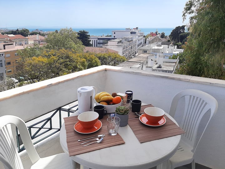 Estoril  Vista Mar Localização Conforto 4p - Estoril