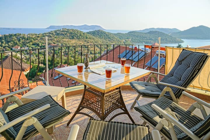 Picus Apart Amazing Sunset View - Kaş