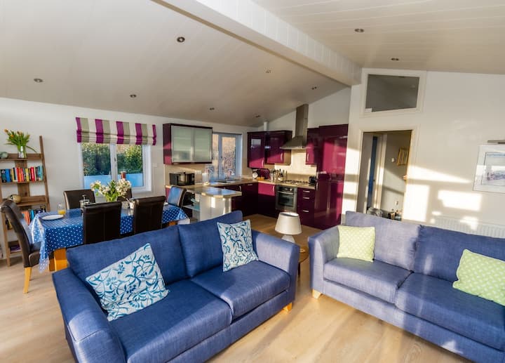Charming Kingfisher Lodge, Sleeps 5 Newton Ferrers - Noss Mayo