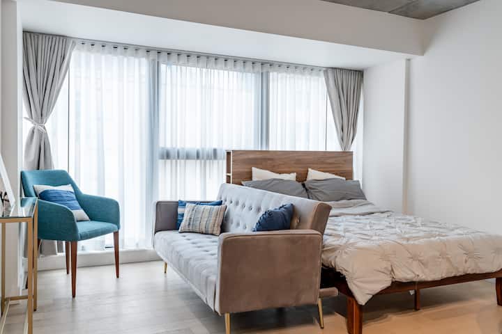 Ideal Monthly Stay| Spacious Studio In Dt Montreal - Brossard