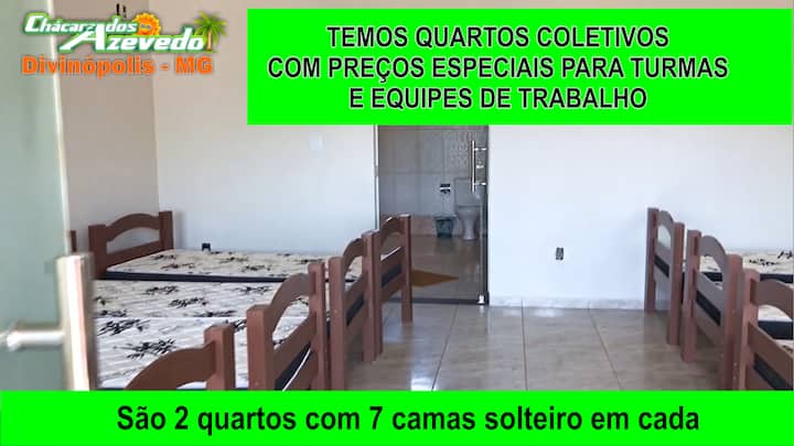 Quartos Coletivos Chác. Azevedo - Divinópolis