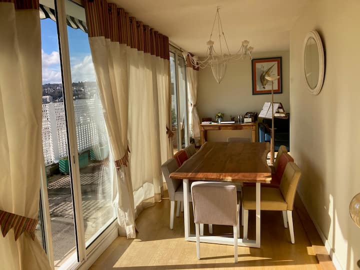 Grand 3 Pièces 100m2 Plein Ciel - ibis Paris Boulogne Billancourt