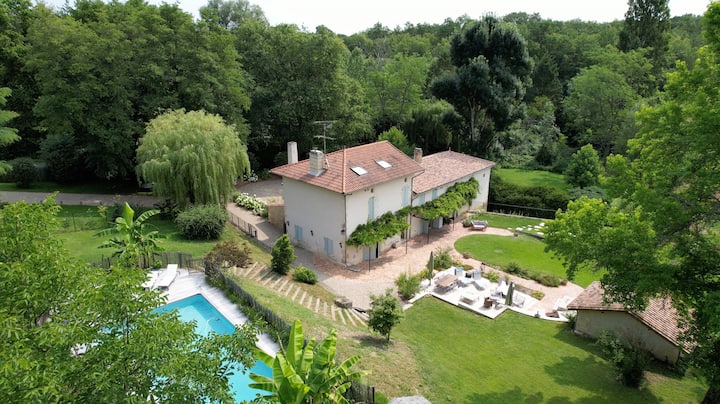 Moulin De Charme | 12 Pers | Piscine ~ 1h Bordeaux - Gironde