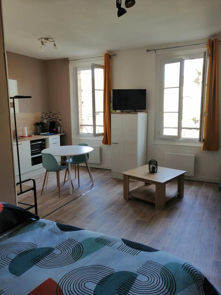 Charmant Studio - Dieppe Centre - Pourville-sur-Mer