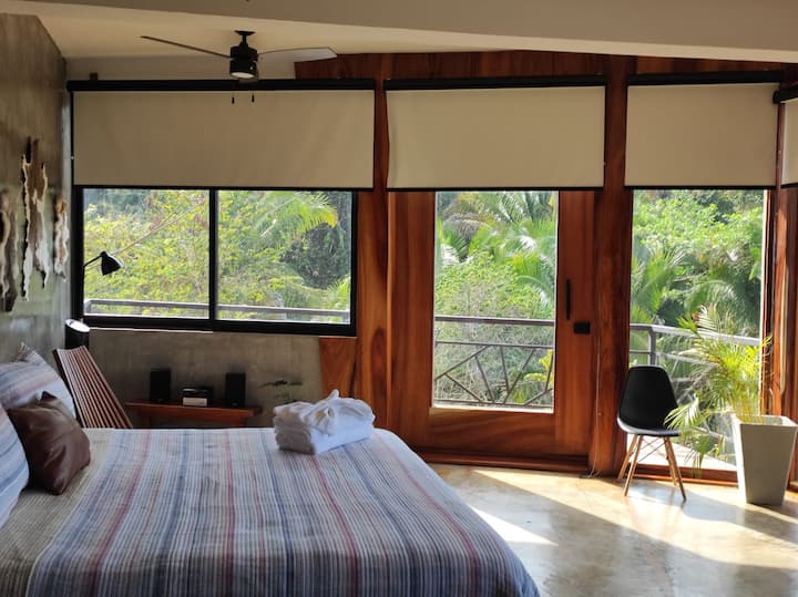 San Pancho Ocean View/nature/hill /Full Equipment - Lo de Marcos