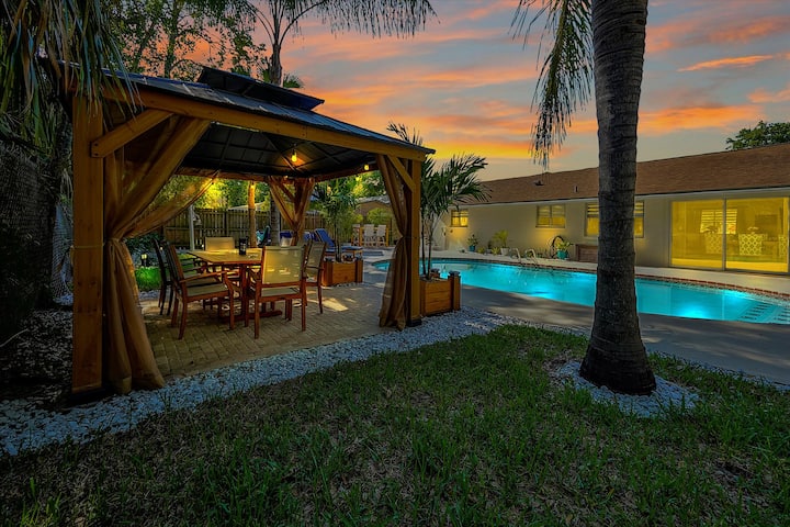 Private Villa/ Bbq, Firepit, Pool, Disney - St. Cloud, FL