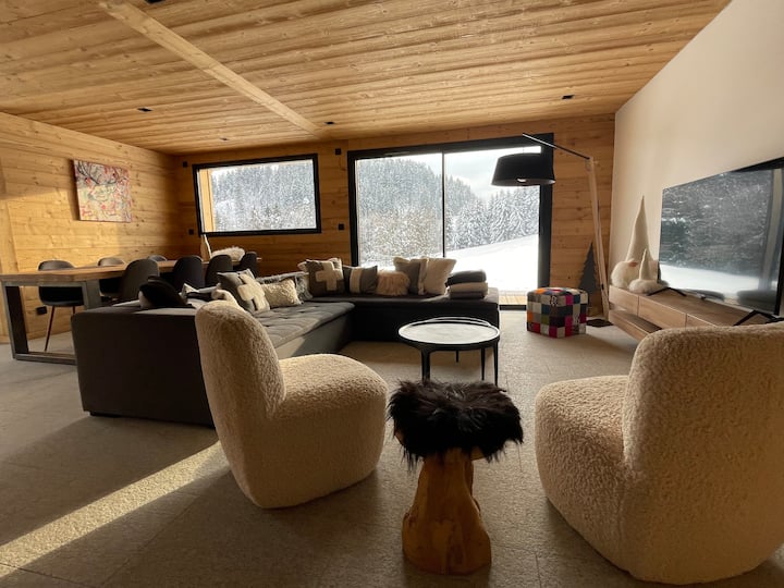 Chalet Chaleureux Face Au Mont-blanc - Sallanches
