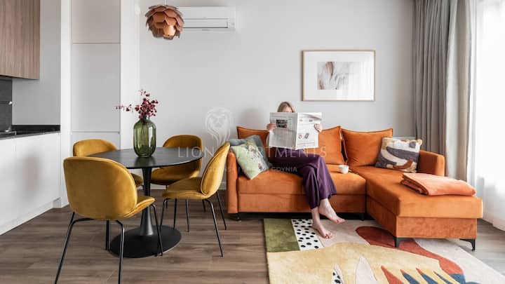 2 Apartments | For 8 People | Balcony | Scala C - Gdańsk