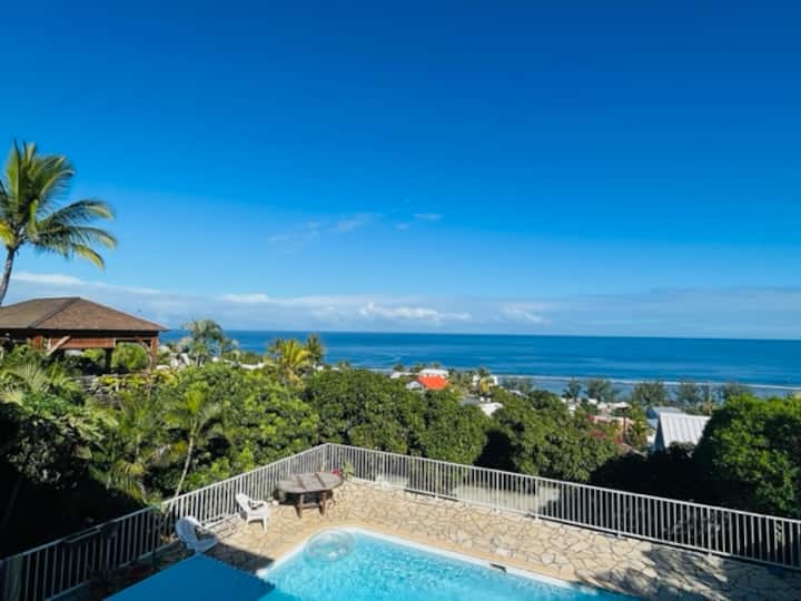 Villa Sunset, Vue Océan - Saint-Leu