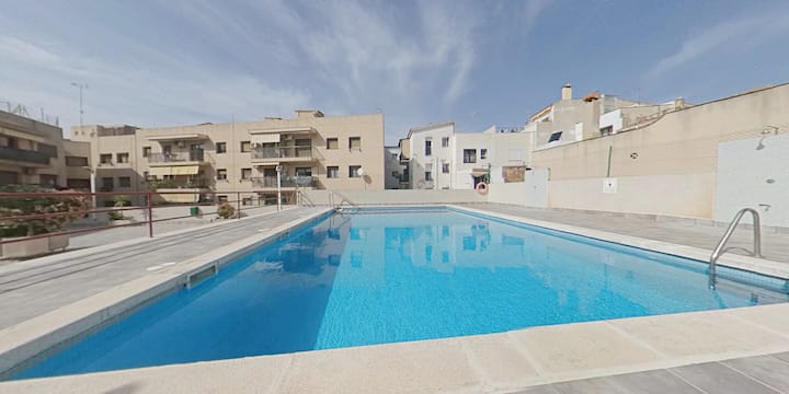 Apartamento Luminoso Con Piscina Y Terraza Privada - Torredembarra
