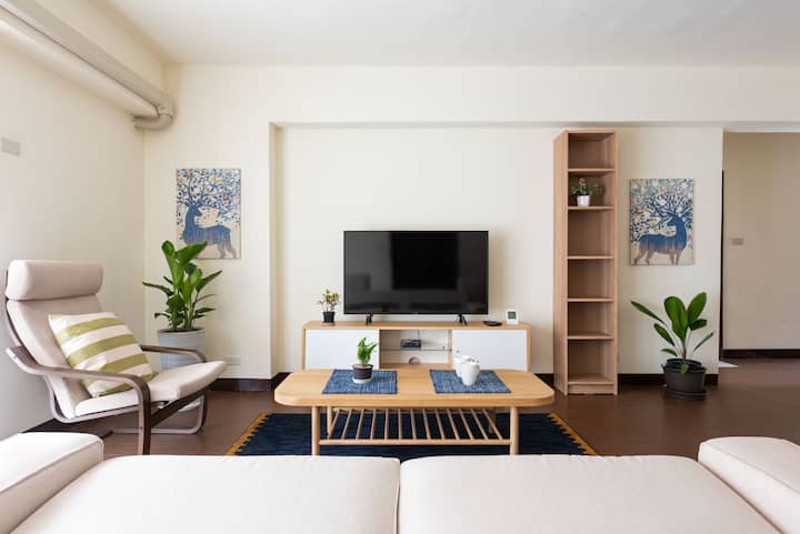 Bright Central 3brd Apt Near Guting Mrt *Ntnu Ntu* - Taipei