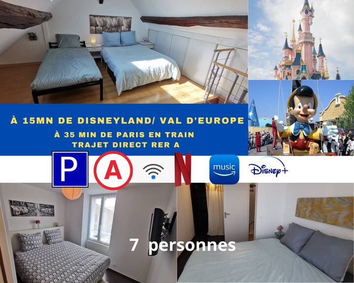 Maison Cosy 15 Min Disneyland/val D'europe - Paris - Seine-et-Marne