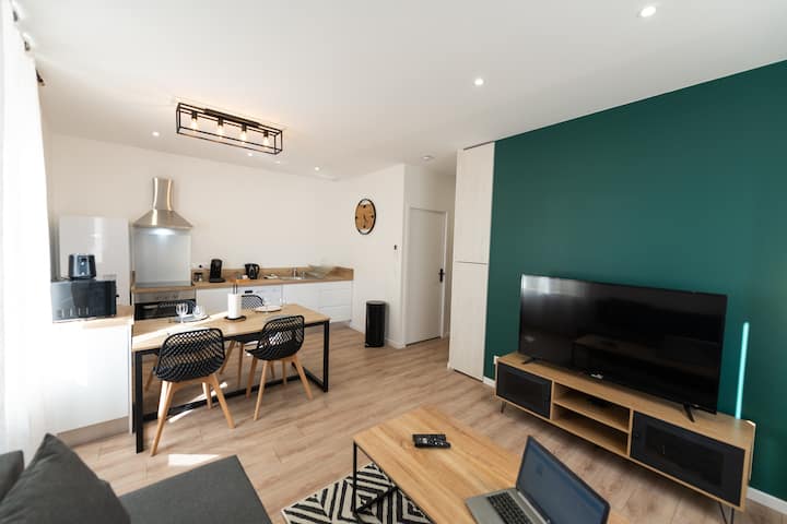 𝙆𝙖𝙨𝙖 𝙄𝙣𝙙𝙪𝙨 - Tout éQuipé - Wifi & Clim - Saint-Chamond