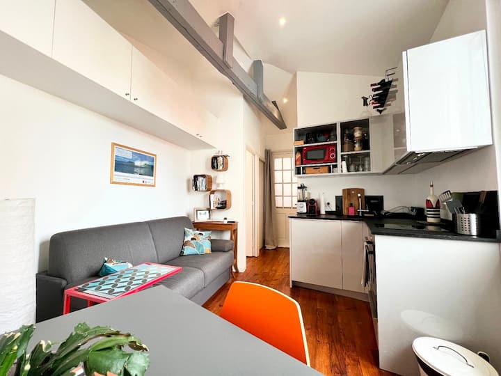 Charmante Stadtwohnung Zentral - ビアリッツ