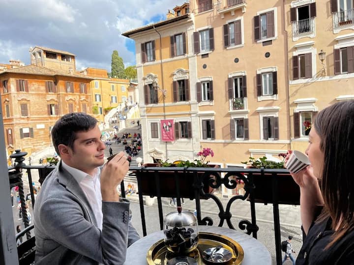 Appartamento Con Vista Su Piazza Di Spagna - Rome