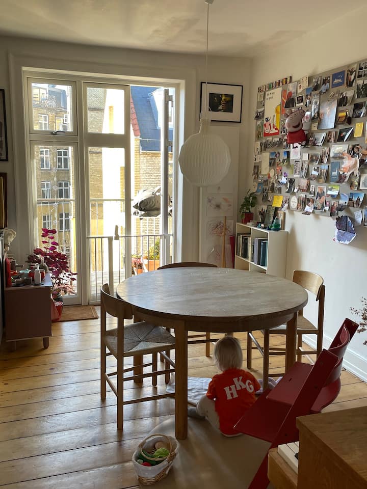 Børnevenlig Altanlejlighed Midt På Nørrebro - Copenaghen