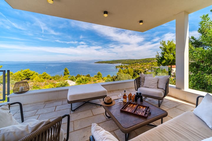 Sunset Villa For 2 Families On Brač, Croatia - Supetar