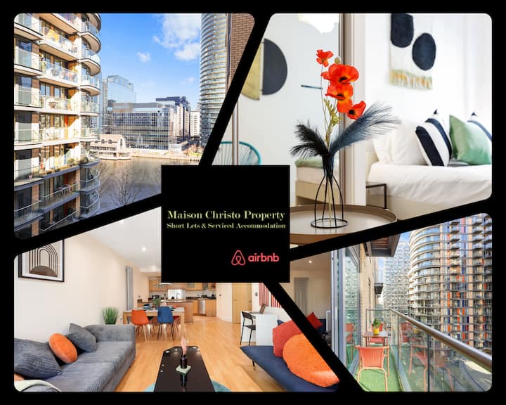 *Free Parking* 12% Off Wkly -Stays* Sleeps 6*ldn* - Canary Wharf - London