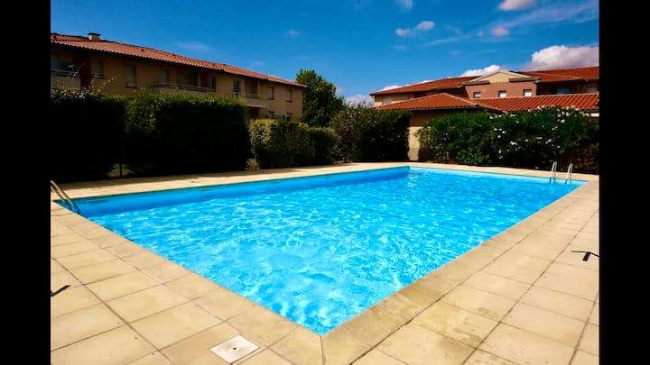 Appart 45m2 + Piscine + Terrasse - Perpignan