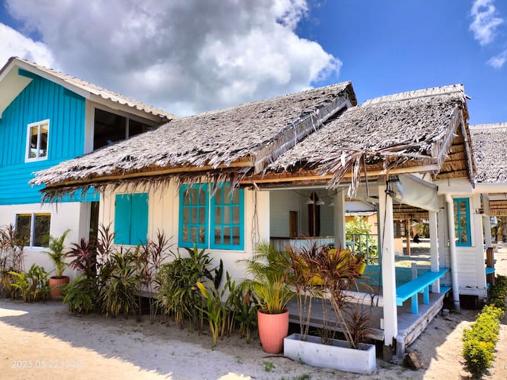 Beach Front Cosy House At Sand Terrace - Koh Samui