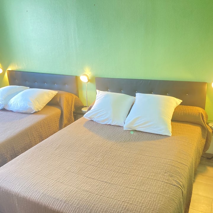 Chambre Avec 2 Lits Double De140 - Thiers
