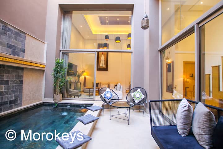 Magnifique Duplex Luxe En Plein Guéliz P055 - Marrakesh