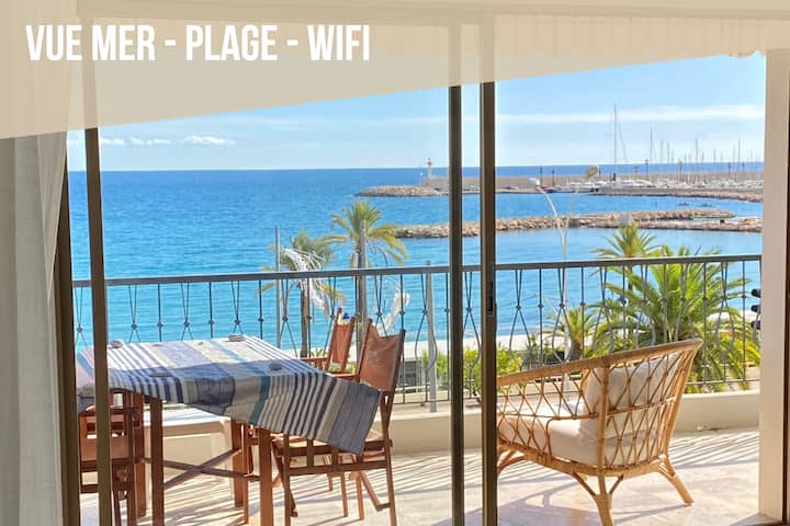 Garavan - Plage - Terrasse - Vue Mer - Climatisé - Menton
