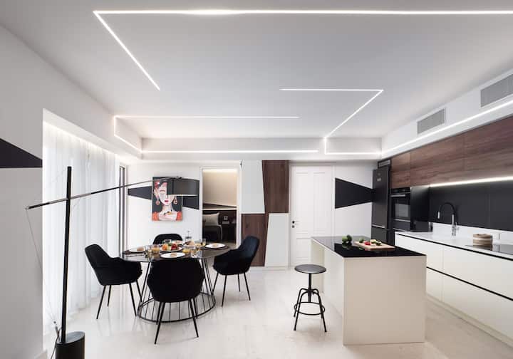 Stylish 2bd Apt With Balcony - Heraklion Center - Héraklion