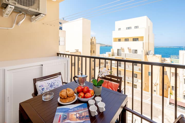 Sea Bliss Apartment With Terrace - Malta
