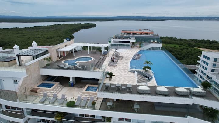 Apto Con Vista Y Salida Al Mar - Cartagena