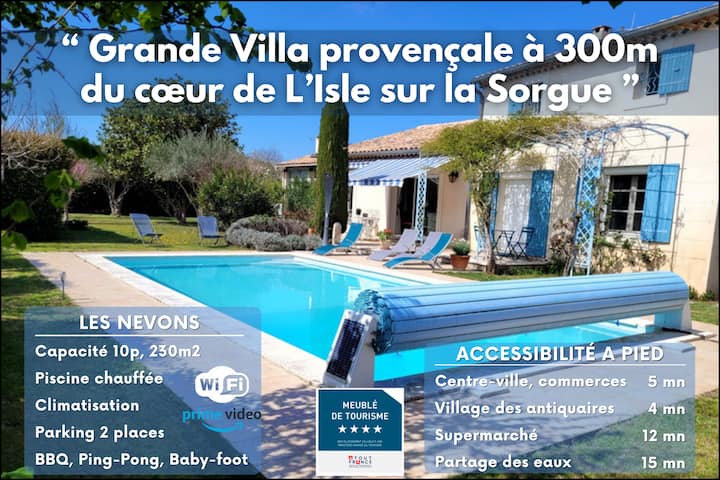 La Villa Des Lavandes - A 300m Du Cœur De L'isle - Cavaillon