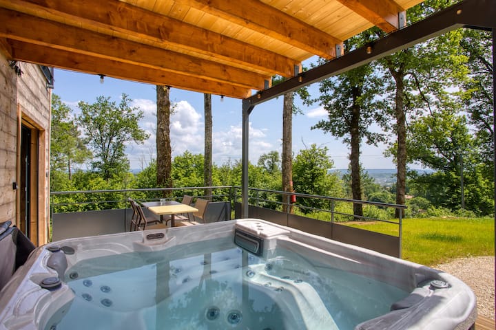 Le Pech Eternel : Cabane Spa Des Charmes - Sarlat-la-Canéda