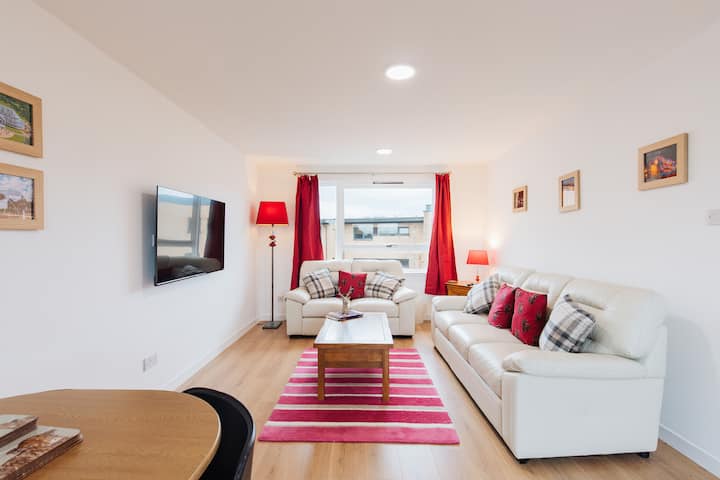 Merchant City Modern Pad /Free Parking Outside Lez - Glasgow Central Station