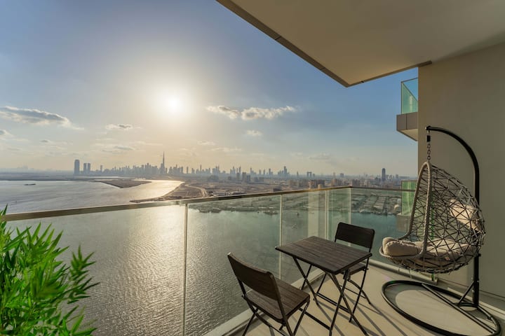 Trendy Apt On The Creek W/ Superb Dubai Skyline Vw - Dubai