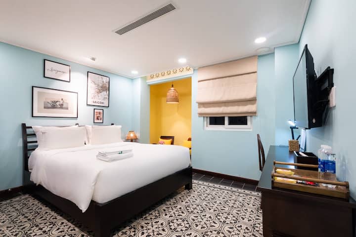 Cozy Vintage Style #Free Cleaning+laundry @Center - Ciudad Ho Chi Minh