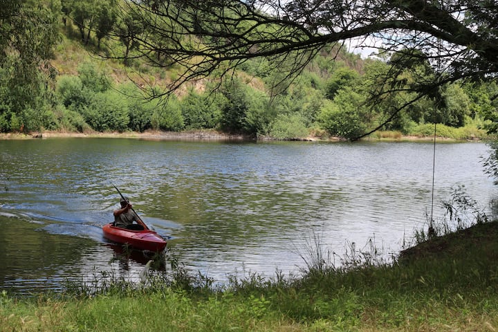 Peaceful 2br Riverview Cottage | Kayaks And Pets - Carregal do Sal