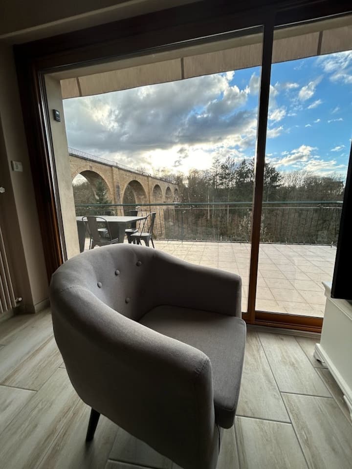 Gite Du Viaduc, Meublé 3 éToiles, Vue Panoramique - Côte-d'Or