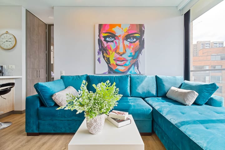 Poblado Class Suite City View - Medellín