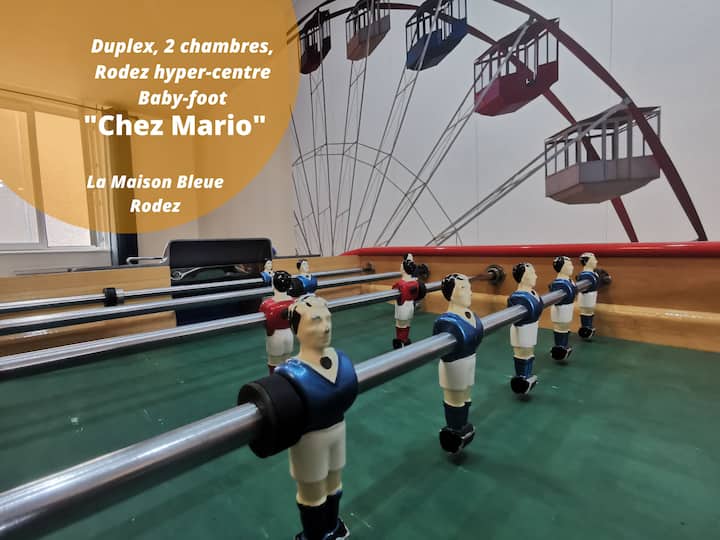 Chez Mario, Duplex 2 Ch, Rodez Cv, Baby-foot - Rodez