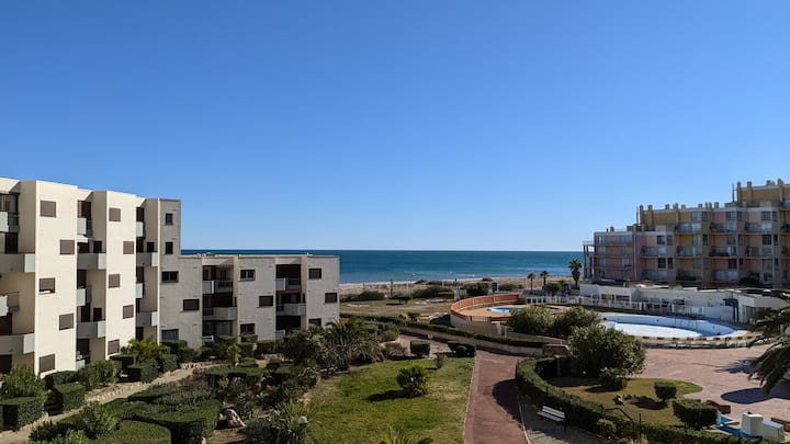 Chic Appartement, Vue Mer - Le Barcarès