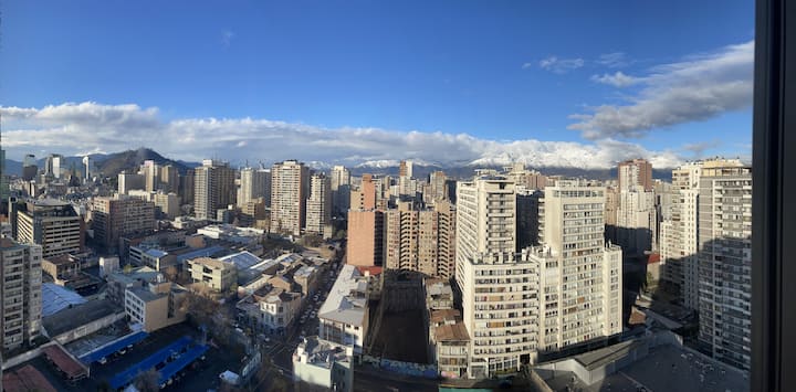 Santiago Centro, 3 Hab, 1 Est. - Providencia